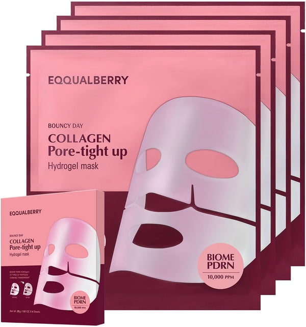 EQQUALBERRY Collagen Pore-Tight Up Mask 4EA – Official KBeauty