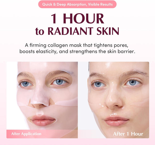 EQQUALBERRY Collagen Pore-Tight Up Mask 4EA – Official KBeauty